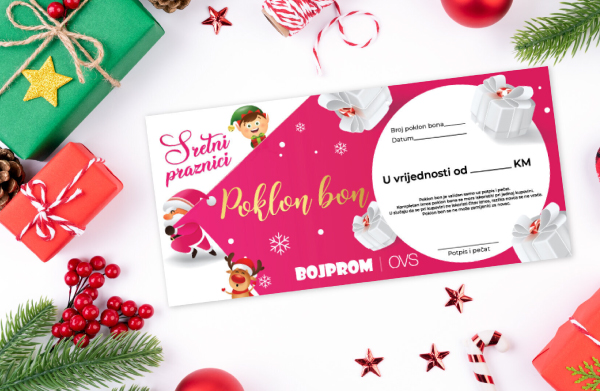 BOJPROM NOVOGODIŠNJI POKLON BON! | Bojprom