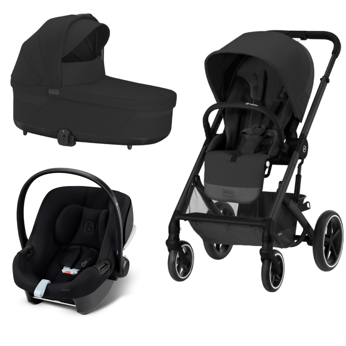 CYBEX KOLICA BALIOS 3U1 (KOLICA, RAVNA KORPA, SJEDALICA ATON B2 ...