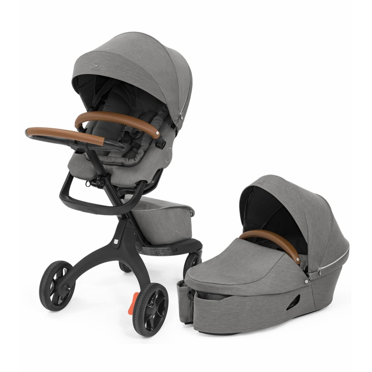 Stokke KOLICA XPLORY MODERN GREY + KORPA XPLORY MODERN GREY 74916-01 ...