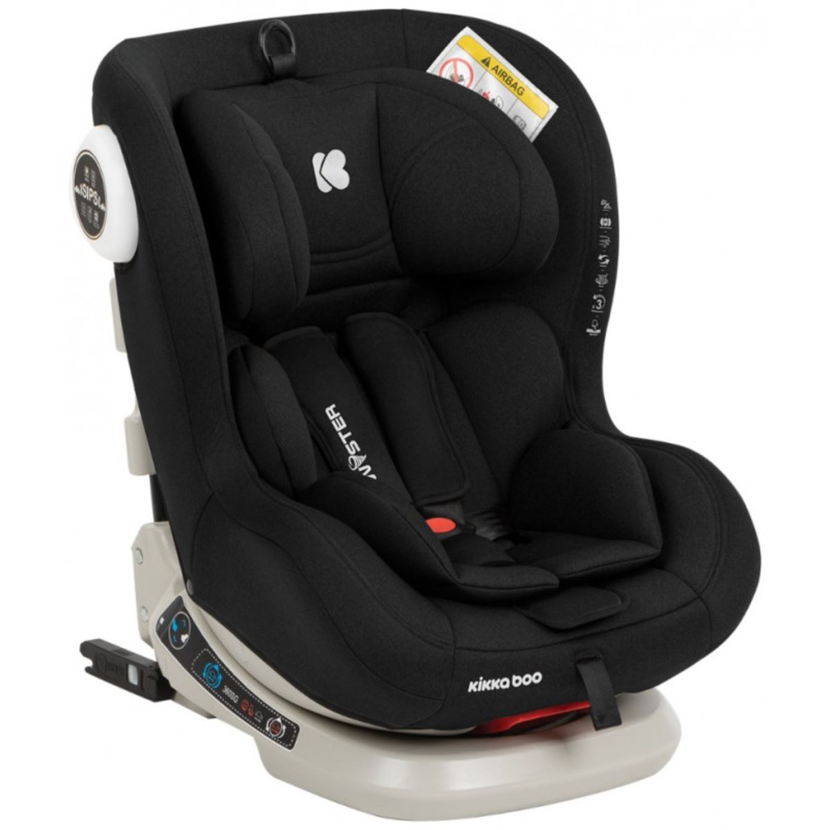 KIKKA BOO AUTOSJEDALICA TWISTER ISOFIX BLACK 2020 31002060054 79096 ...
