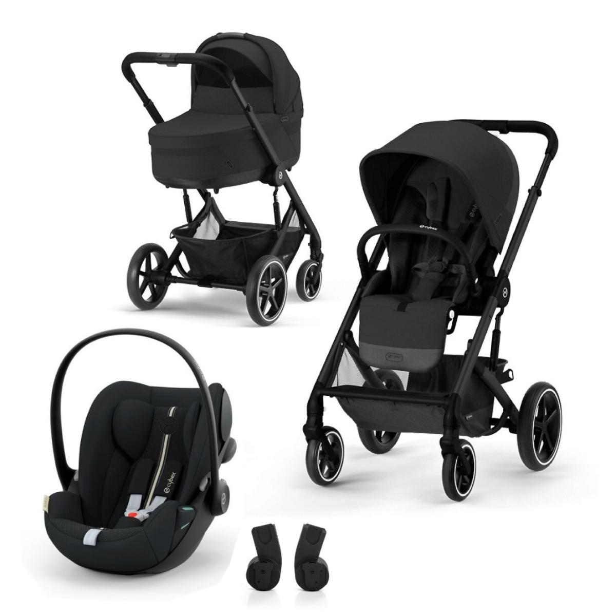 Cybex BALIOS S LUX MOON BLACK+KORPA ZA KOLICA+CLOUD G AUTOSJEDALICA ...
