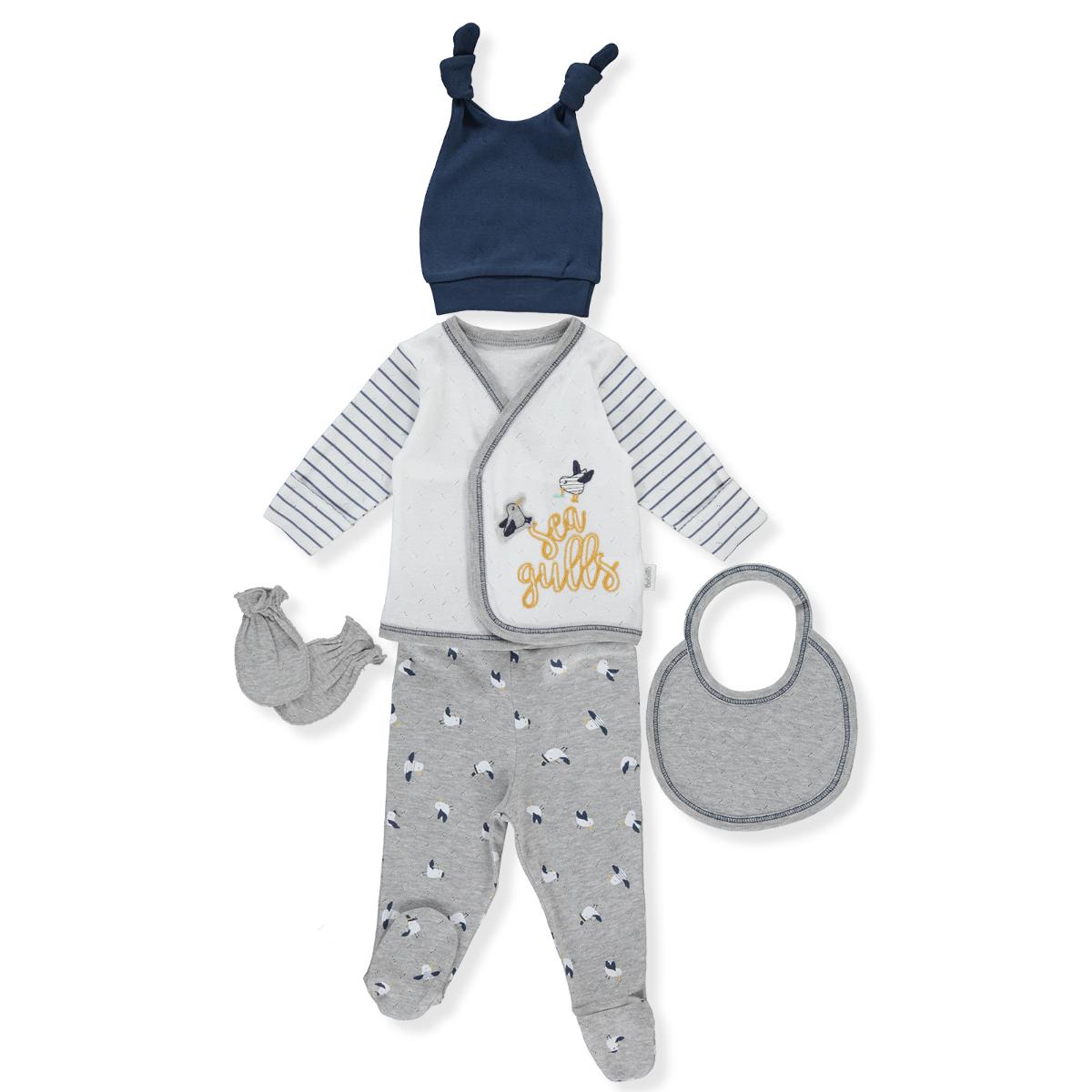 BEBETTO BEBI SET Z864 GREY 0-3M/62CM 81171 | Bojprom