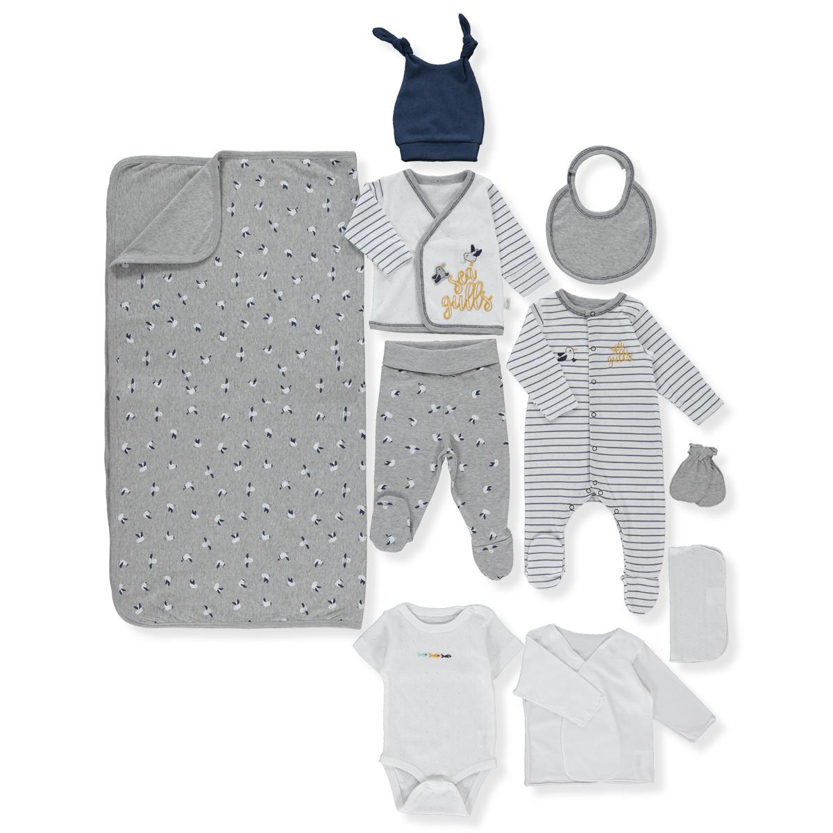 BEBETTO BEBI SET Z865 GREY 0-3M/62CM 81196 | Bojprom